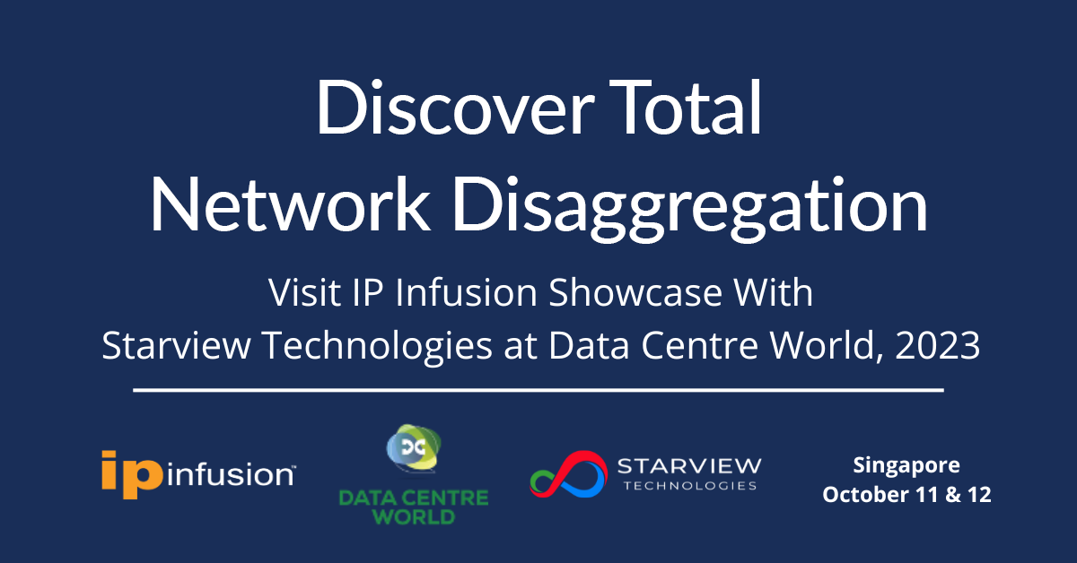 IP Infusion at Data Centre World 2023 IP Infusion