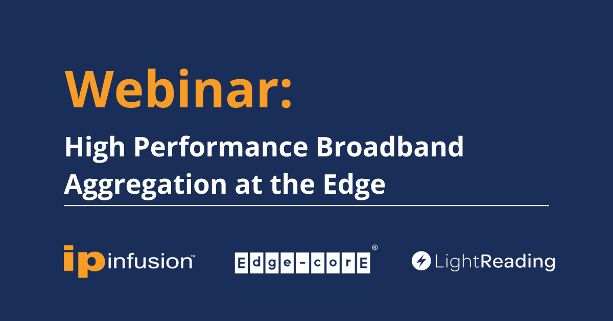 High Performance Broadband Aggregation at the Edge - IP Infusion IP ...