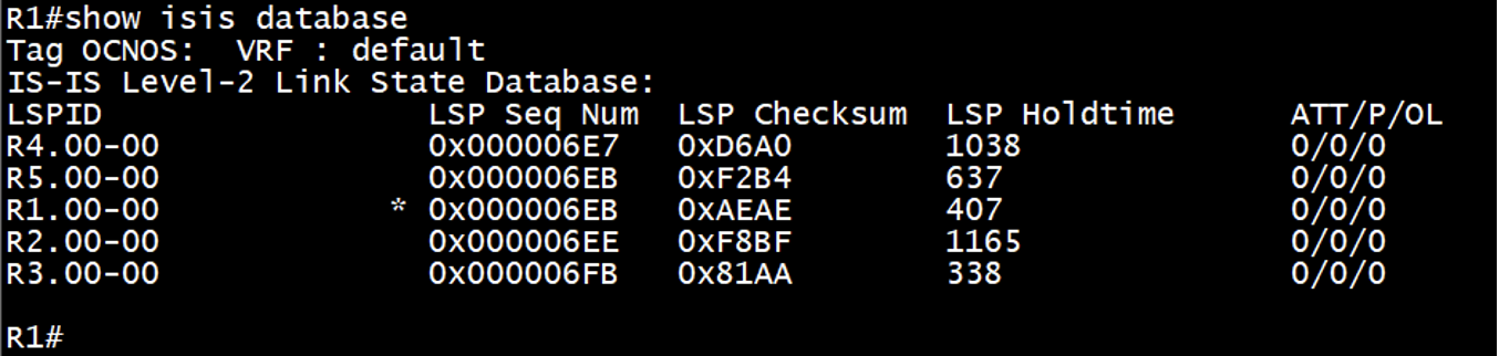 Segment Routing Extension with IGP (IS-IS) in OcNOS IP Infusion