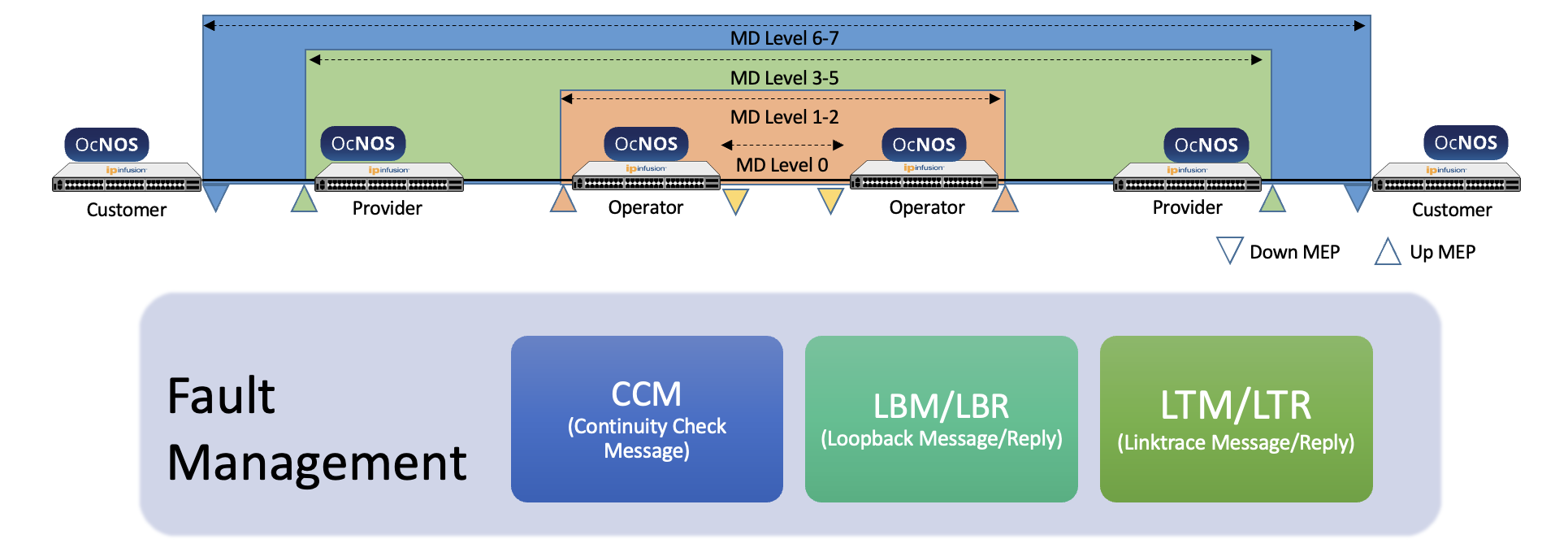 Performance Measurement Using Y.1731 And Y.1564 IP Infusion